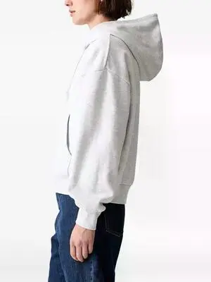Carhartt Work In Progress Logo-embroidered Zip-up Hoodie