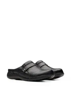 Clarks Un Loop Ease Leather Mules