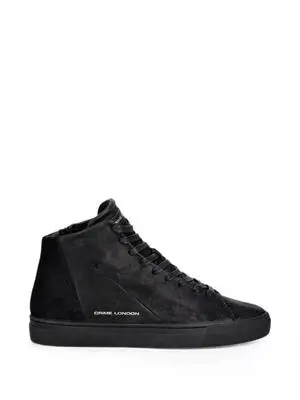CRIME LONDON High-top Side-zip Sneakers - Black