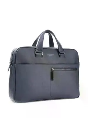 PIQUADRO David Grained-leather Briefcase