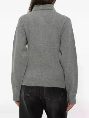 HAIKURE Button-fastening Polo Sweater