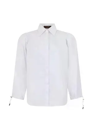 MOORER Daina Elastic-cuff Shirt