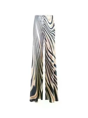 Roberto Cavalli Zebra-print Drawstring Trousers