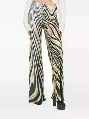 Roberto Cavalli Zebra-print Drawstring Trousers