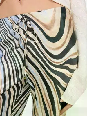 Roberto Cavalli Zebra-print Drawstring Trousers