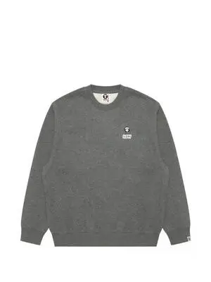 AAPE BY *A BATHING APE Moonface Logo-patch Sweater