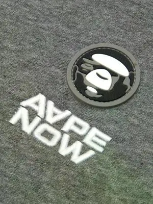 AAPE BY *A BATHING APE Moonface Logo-patch Sweater