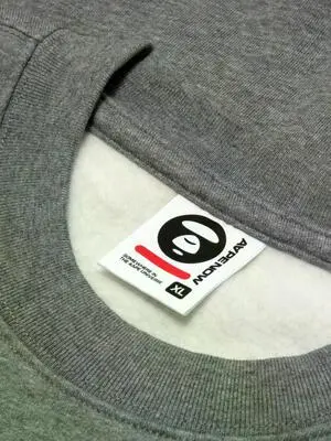 AAPE BY *A BATHING APE Moonface Logo-patch Sweater
