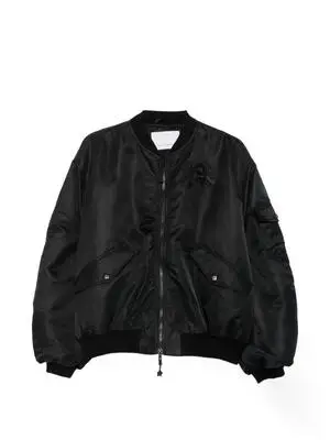 Cecilie Bahnsen Bow-detail Ruched Jacket - Black