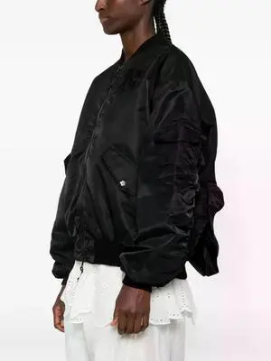 Cecilie Bahnsen Bow-detail Ruched Jacket