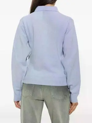 HAIKURE Button-collar Wool Sweater