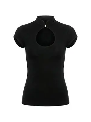 AXEL 113 High Neck Cut-out T-shirt