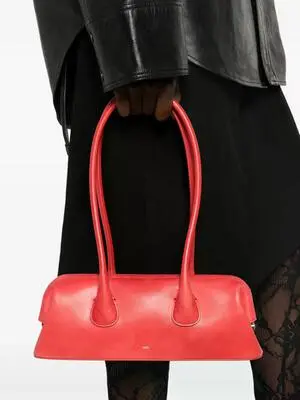 OSOI Mini Boat Leather Tote Bag - Red