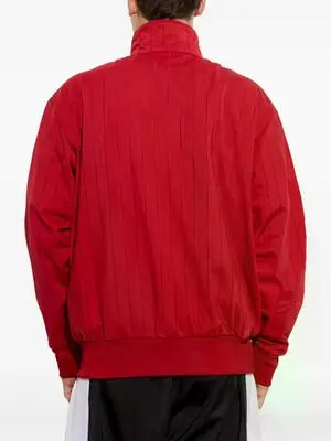 Adidas Logo-embroidered Zip-up Sweater