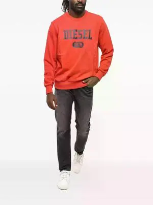 DIESEL® Logo Print Crew Neck Sweatshirt