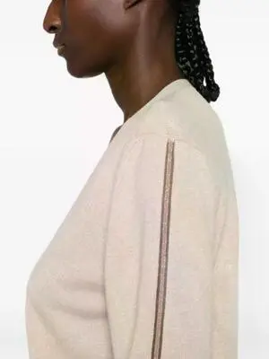 Fabiana Filippi V-neck Cardigan With Bead Embellishment
