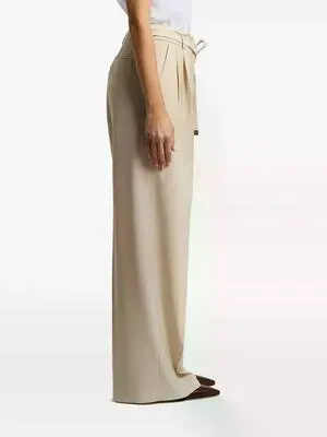 Peserico Pleated Wide-leg Trousers