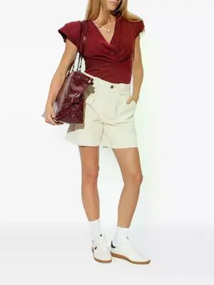 MARANT ETOILE Eveja Denim Shorts - Neutrals