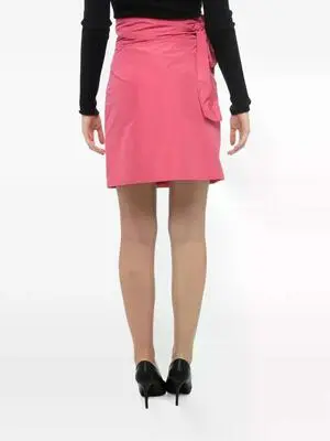 COGO Bow Detail Mini Skirt