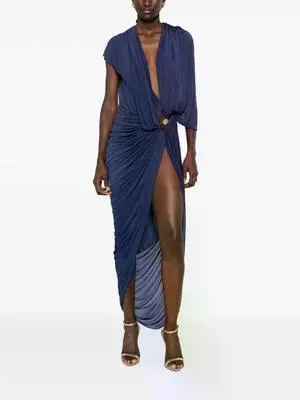 Christopher Esber Helix Crystal-draped Maxi Dress