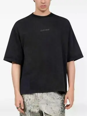 Roberto Cavalli Snake-print Logo-detailed T-shirt