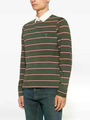 Etro Striped Long-sleeve Polo Shirt