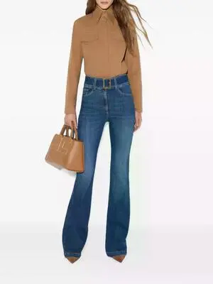 Elisabetta Franchi Cotton Shirt With Pockets