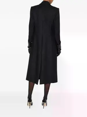 Elisabetta Franchi Coat In Double Layer Crêpe Fabric