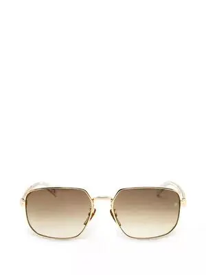 DB EYEWEAR BY DAVID BECKHAM Round-frame Sunglasses - Gold