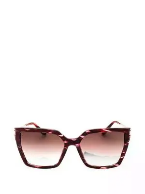 Chopard Logo Detail Sunglasses - Red