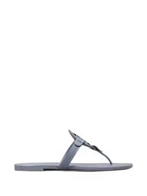 Tory Burch Miller Patent Sandals - Blue
