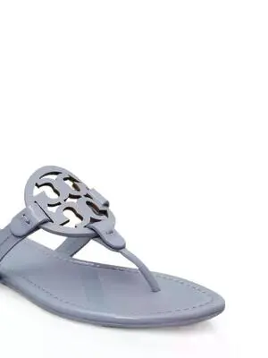 Tory Burch Miller Patent Sandals - Blue