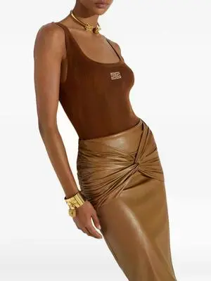Elisabetta Franchi Ribbed-knit Tank Top