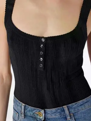 Elisabetta Franchi Knit Openwork Top