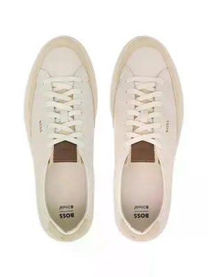 BOSS Logo-print Panelled Sneakers