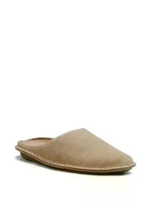 VIBAE Roma Suede Mules - Neutrals
