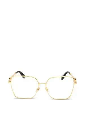 Roberto Cavalli Square Frame Eyeglasses - Gold