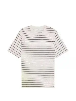 Nn07 Pedro Horizontal-stripe T-shirt - White
