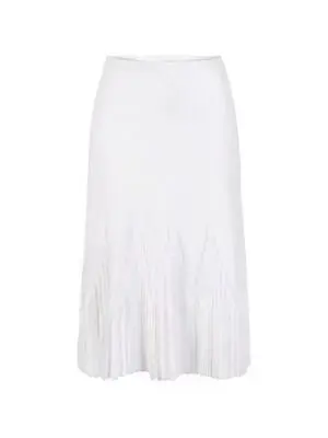 Elisabetta Franchi Knit Skirt With Ruffles