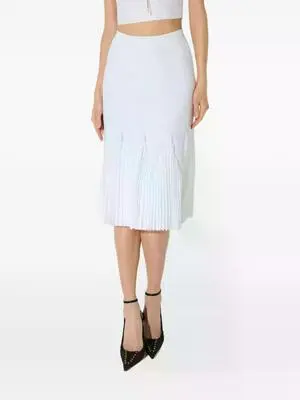 Elisabetta Franchi Knit Skirt With Ruffles