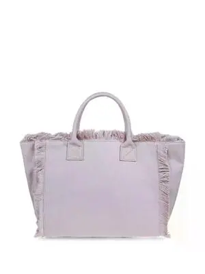 HINNOMINATE Large Tote Bag With Fringe Trim - Pink