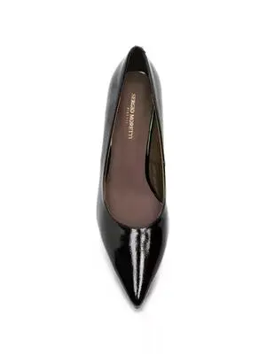 SERGIO MORETTI FIRENZE Patent-finish Pointed-toe Pumps