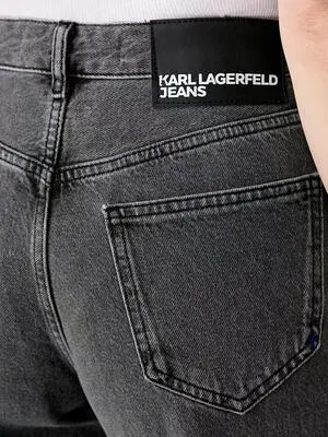 Karl Lagerfeld Logo-patch Wide-leg Jeans