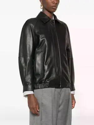 SALVATORE SANTORO Button-up Leather Jacket