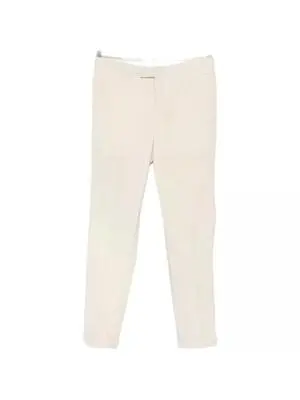 PT TORINO Corduroy-textured Straight-leg Trousers - Neutrals