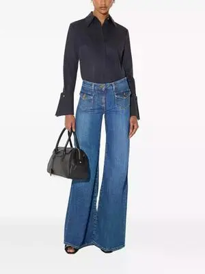 Elisabetta Franchi Flare Jeans For Women