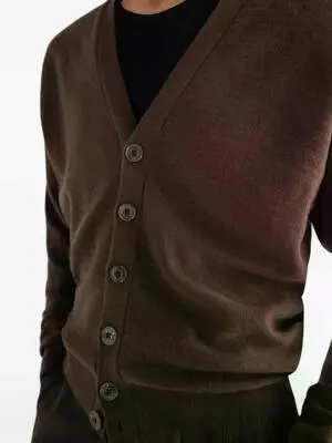 LEMAIRE Relaxed Twisted Cardigan In Merino Blend