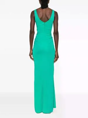 Christopher Esber Draped Maxi Dress - Green