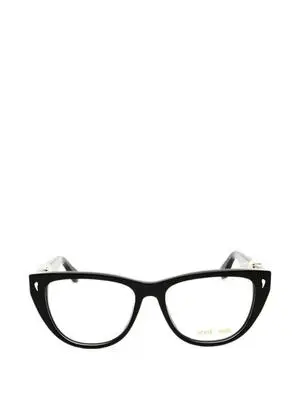 Roberto Cavalli Round-frame Glasses - Black