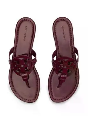 Tory Burch Miller Patent Thong Sandals